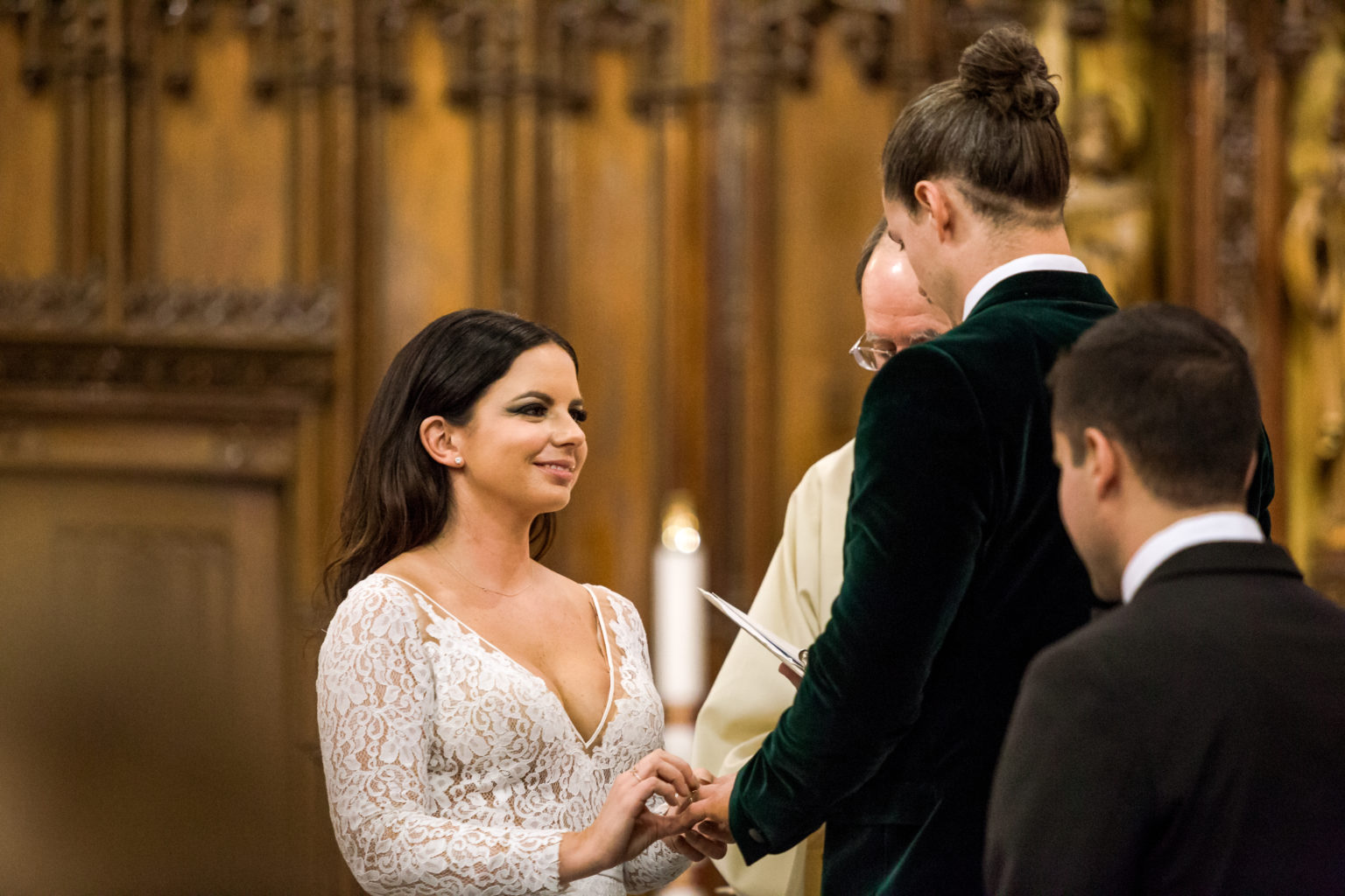 Francesca + Luke are married! Blessed Sacrament & Arbor Loft ...